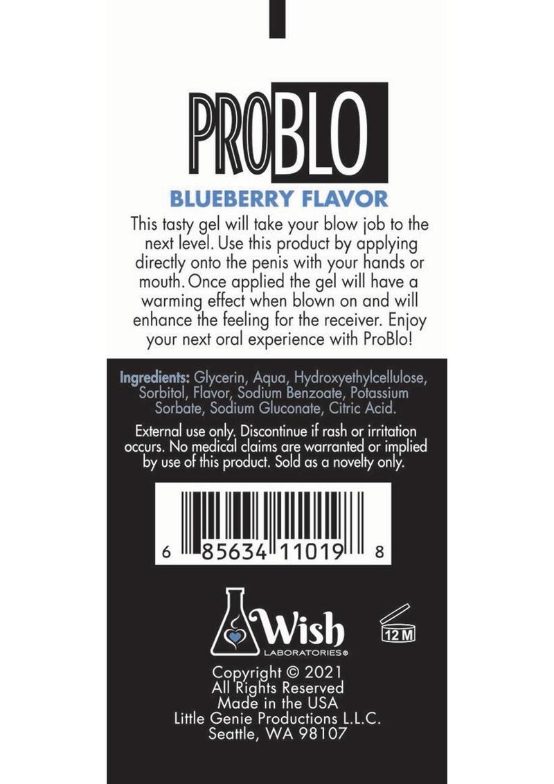 Problo Oral Pleasure Flavored Gel 1.5oz - Blueberry – skitzokitty